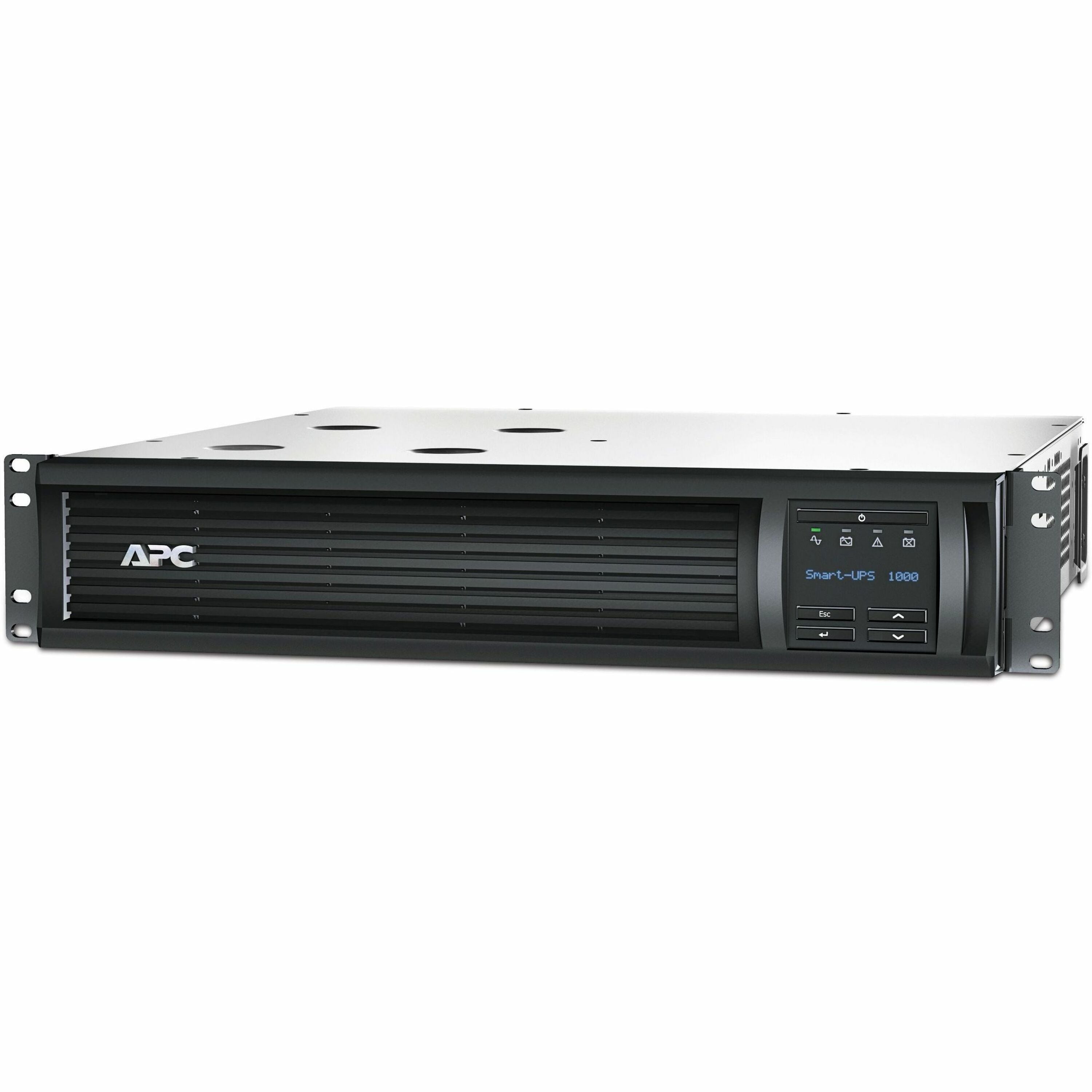 APC by Schneider Electric Smart-UPS SMT1000RM2UC 1000VA Rack-mountable ...