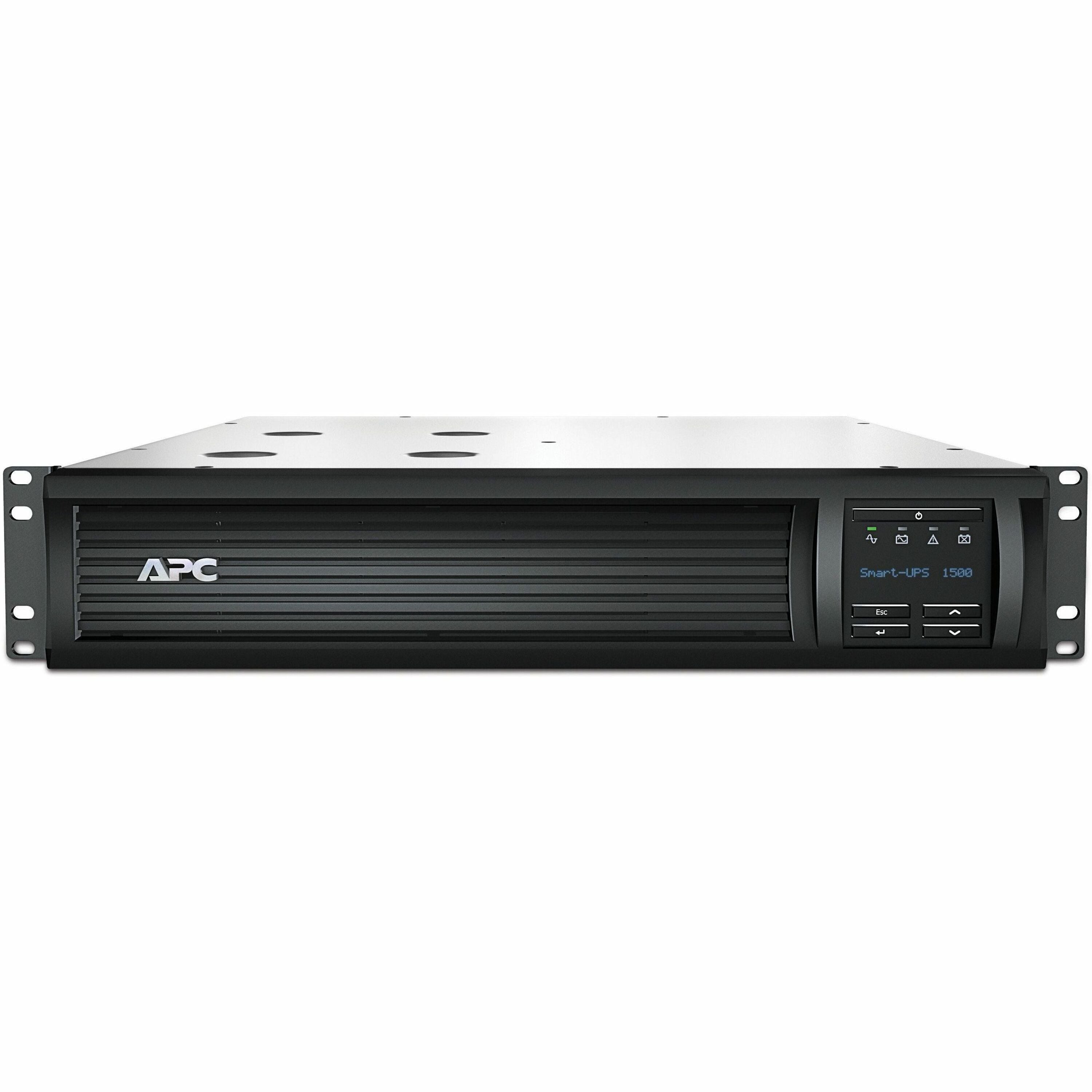 APC by Schneider Electric Smart-UPS 1500VA LCD RM 2U 120V with ...