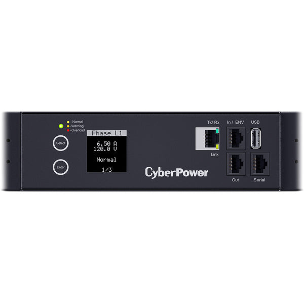 CyberPower PDU83102 3 Phase 200 - 240 VAC 20A Switched Metered-by ...