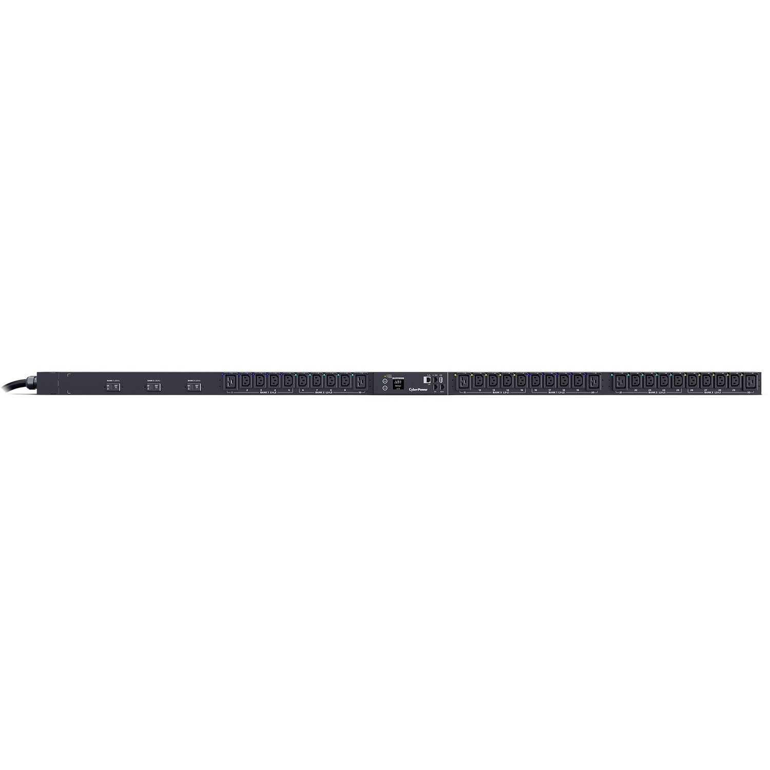 CyberPower PDU83104 3 Phase 200 - 240 VAC 30A Switched Metered-by ...