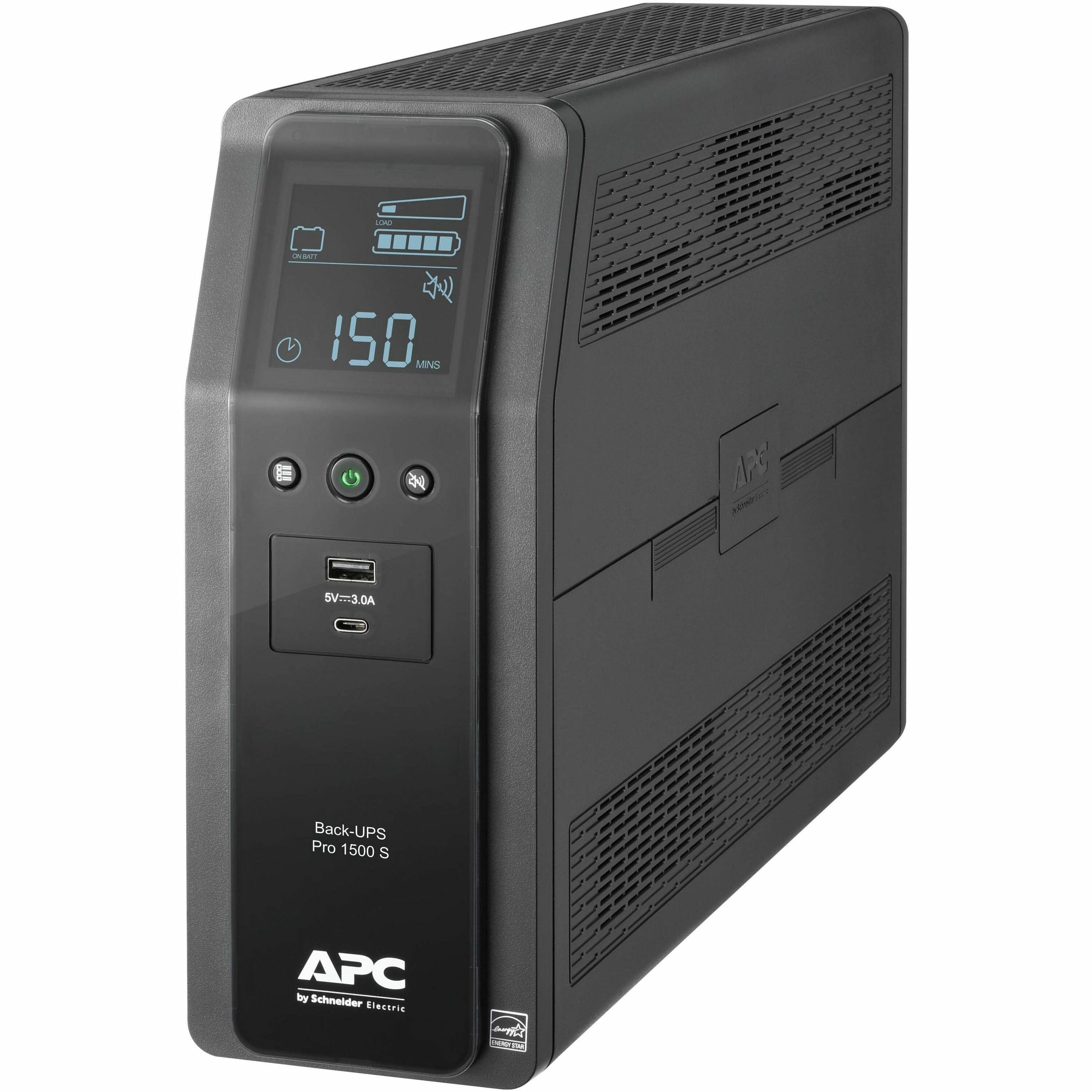 APC by Schneider Electric Back UPS PRO 1500VA Line Interactive Tower ...