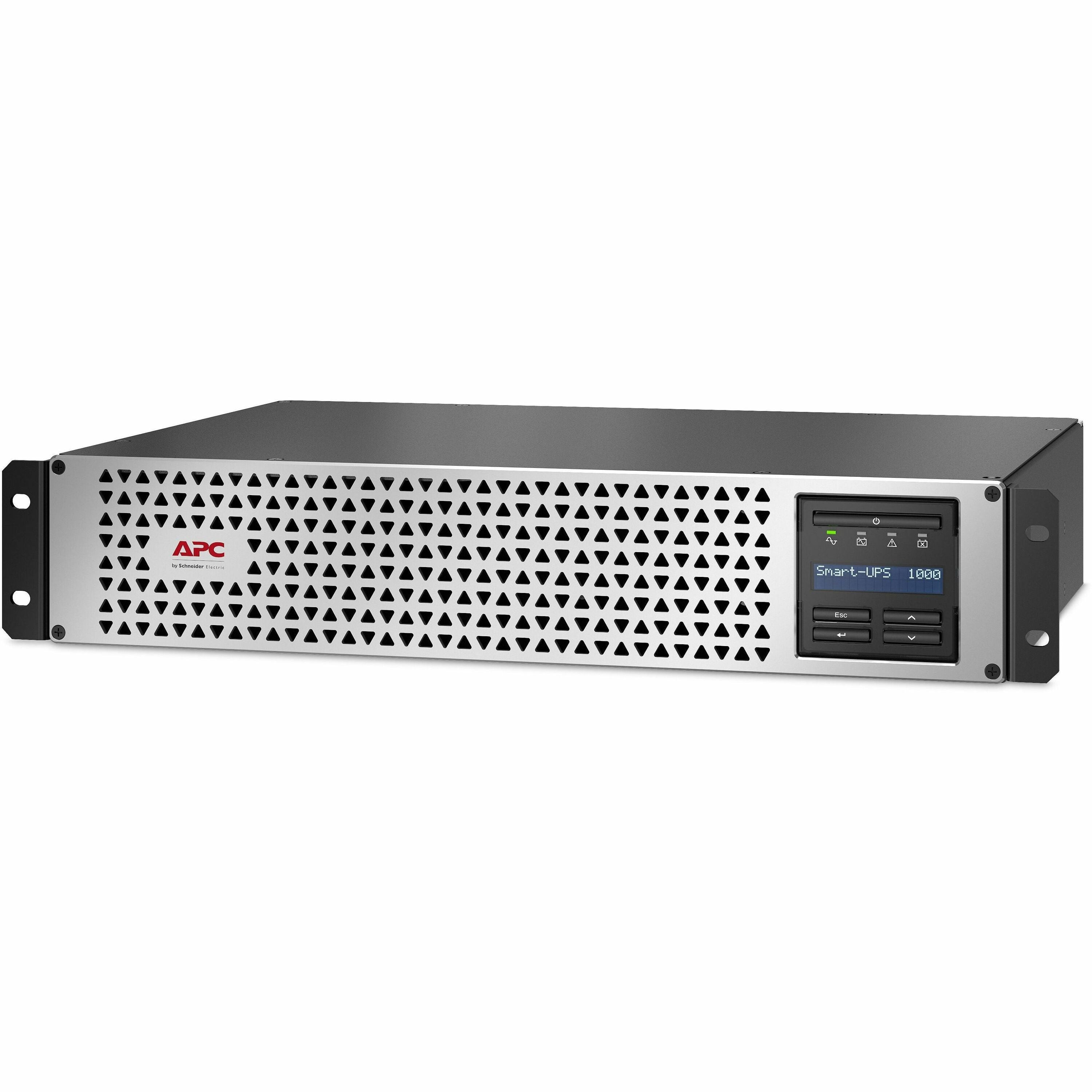 APC by Schneider Electric Smart-UPS 1000VA Rack-mountable UPS ...