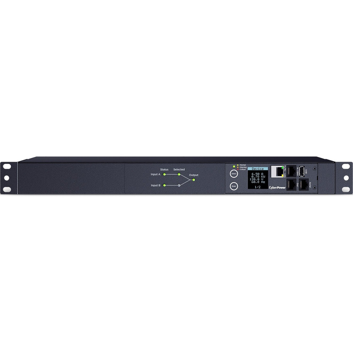 CyberPower Switched ATS PDU PDU44001 10-Outlets PDU – UPSANDBATTERY