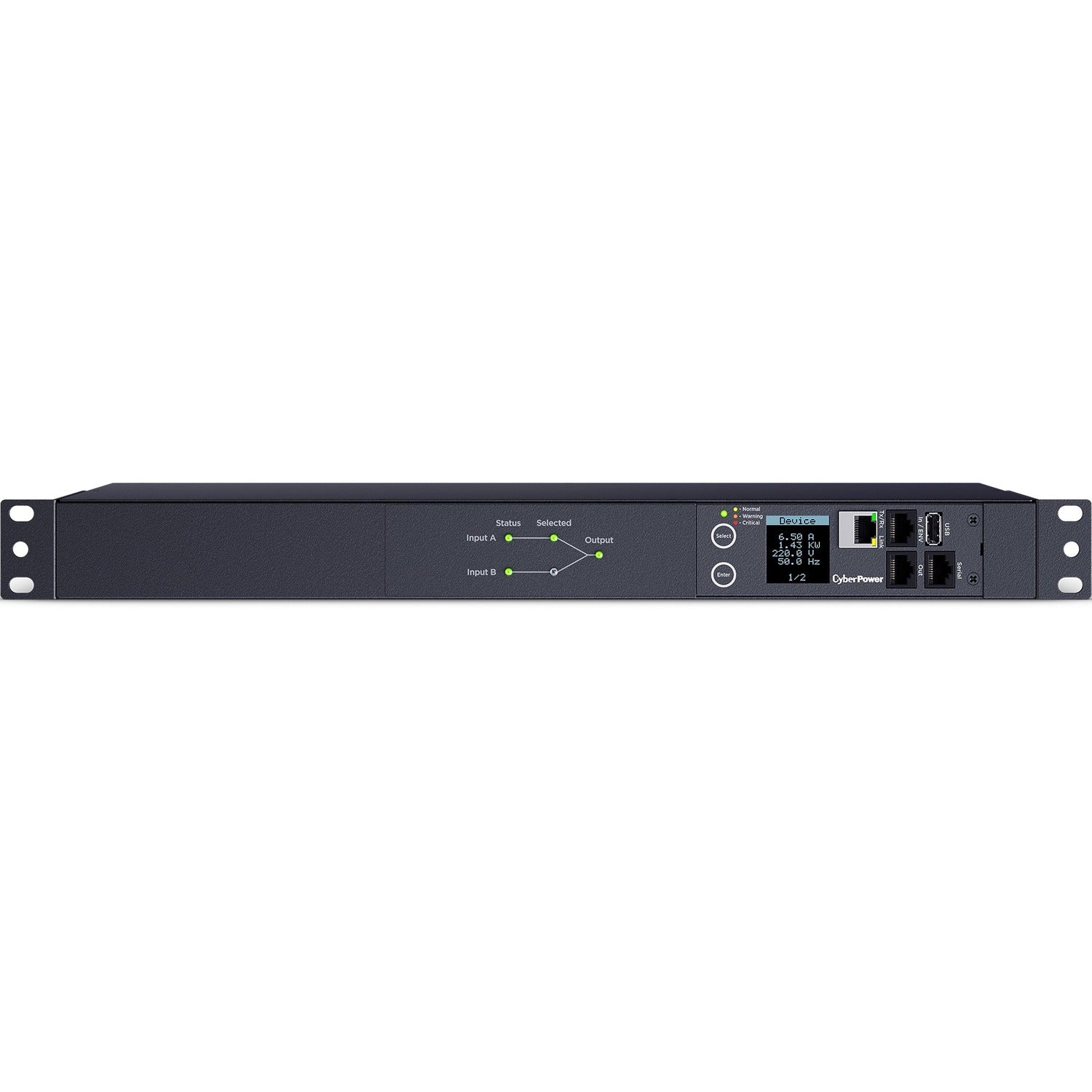 CyberPower Switched ATS PDU PDU44004 12-Outlets PDU – UPSANDBATTERY