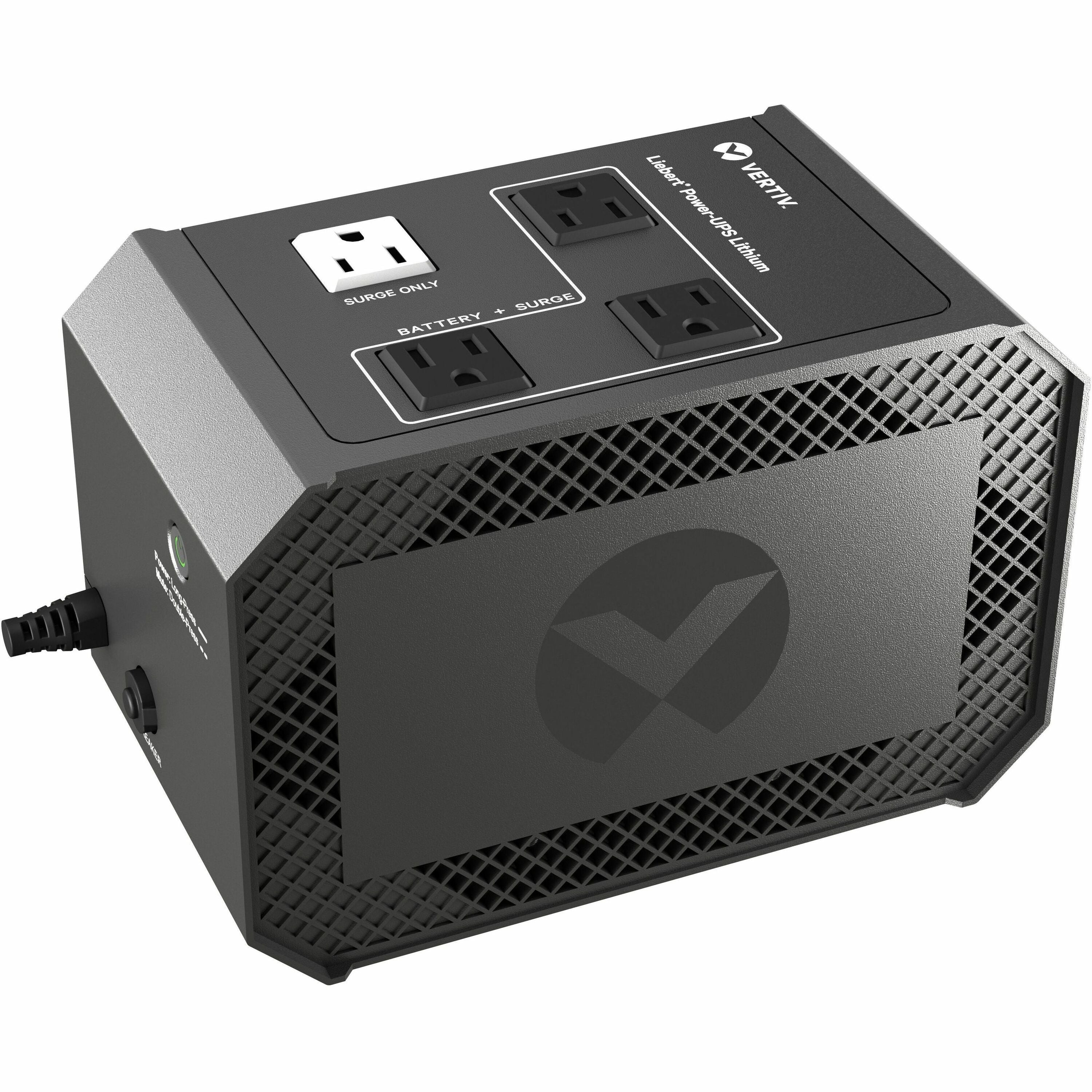 Vertiv Liebert Power-UPS Lithium 400VA/240W 120V Standby Lithium-Ion ...