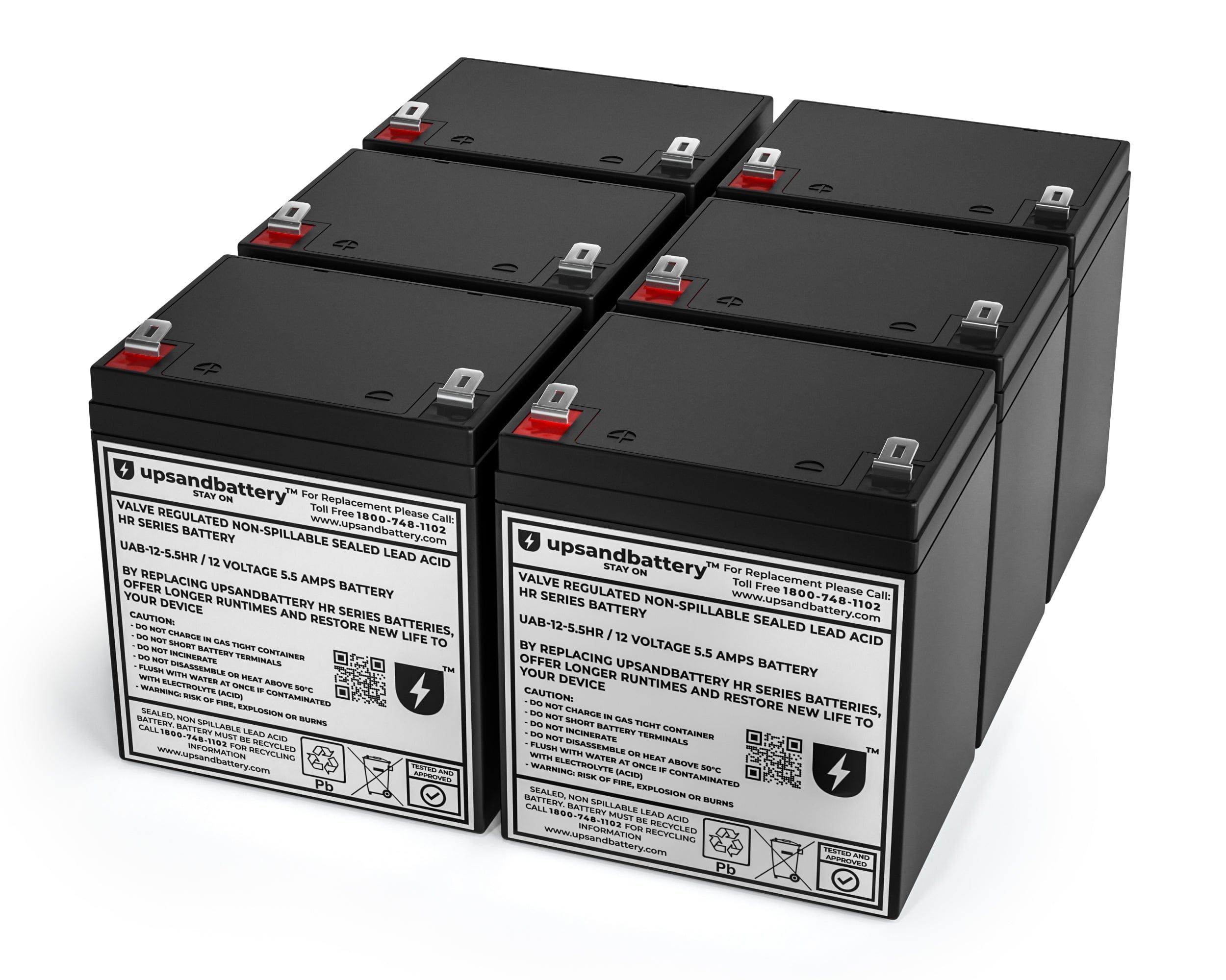 APC UPS Model SRT1500XLJ Compatible Replacement Battery Backup Set ...