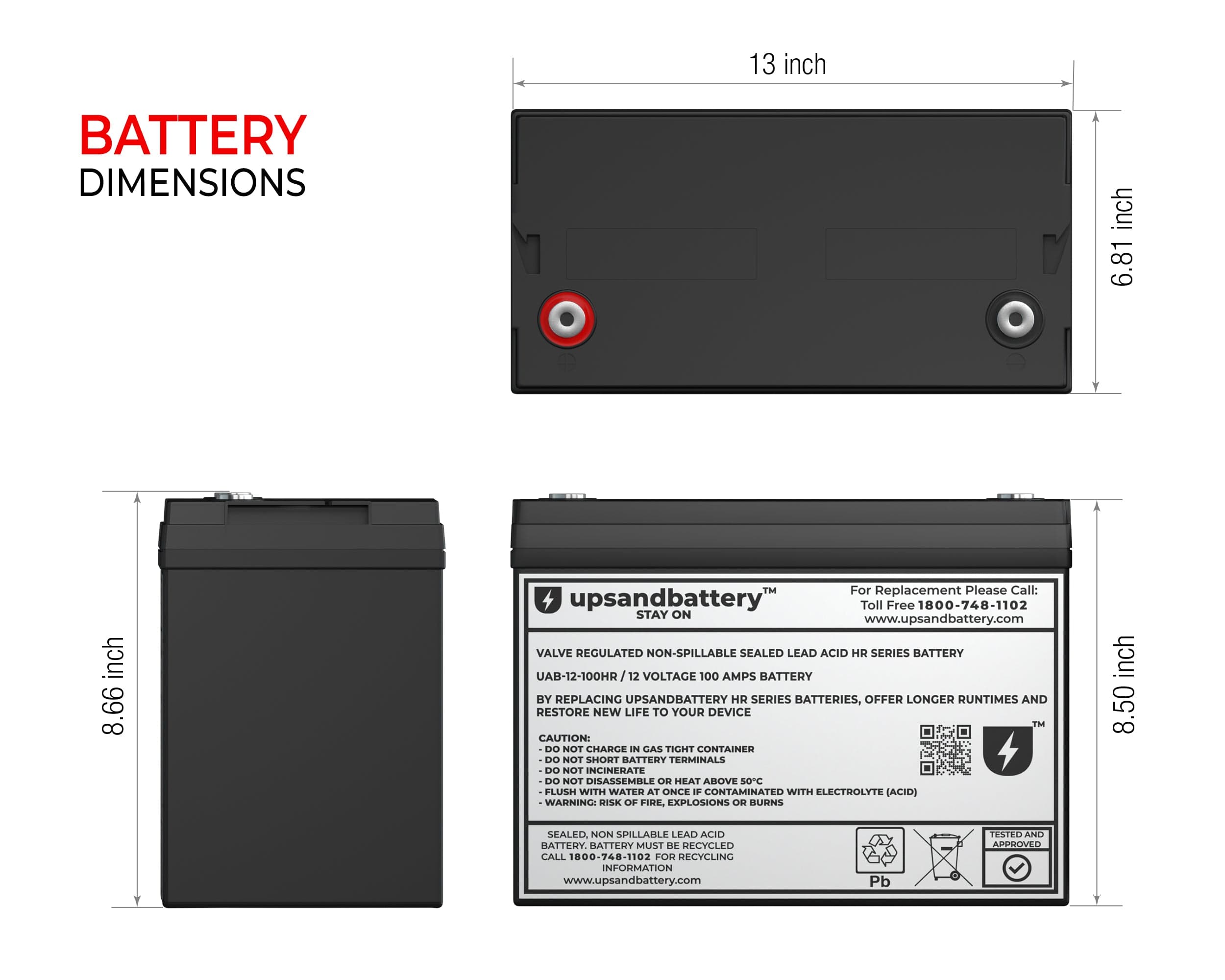 Eaton UPS Model Powerware BAT-0123 Compatible Replacement Battery Back