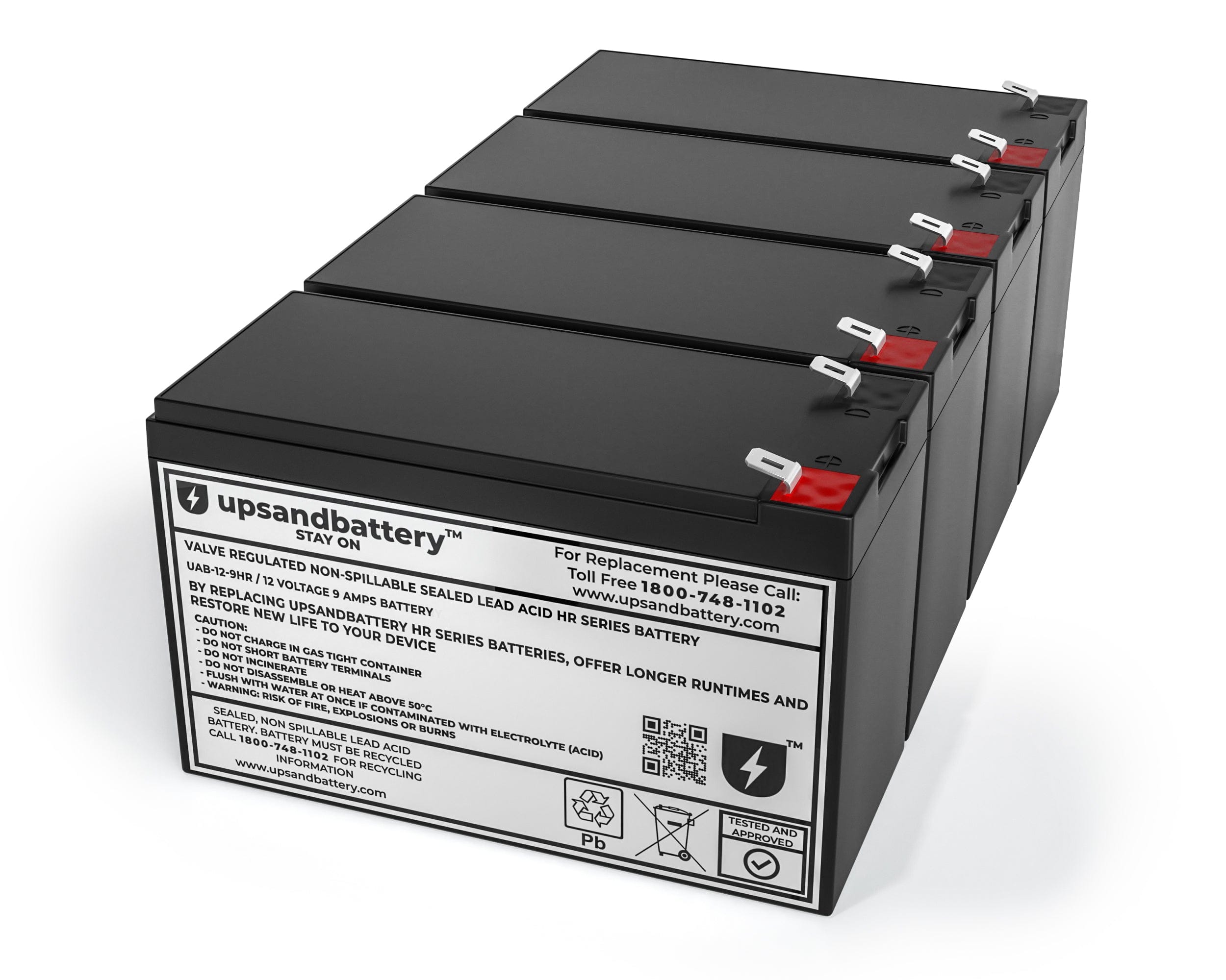 Eaton UPS Model Powerware PW9125-1250VA Compatible Replacement Battery ...